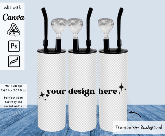 20oz Hookah Tumbler Mockup Full View Wrap Mockup Tumbler - Etsy