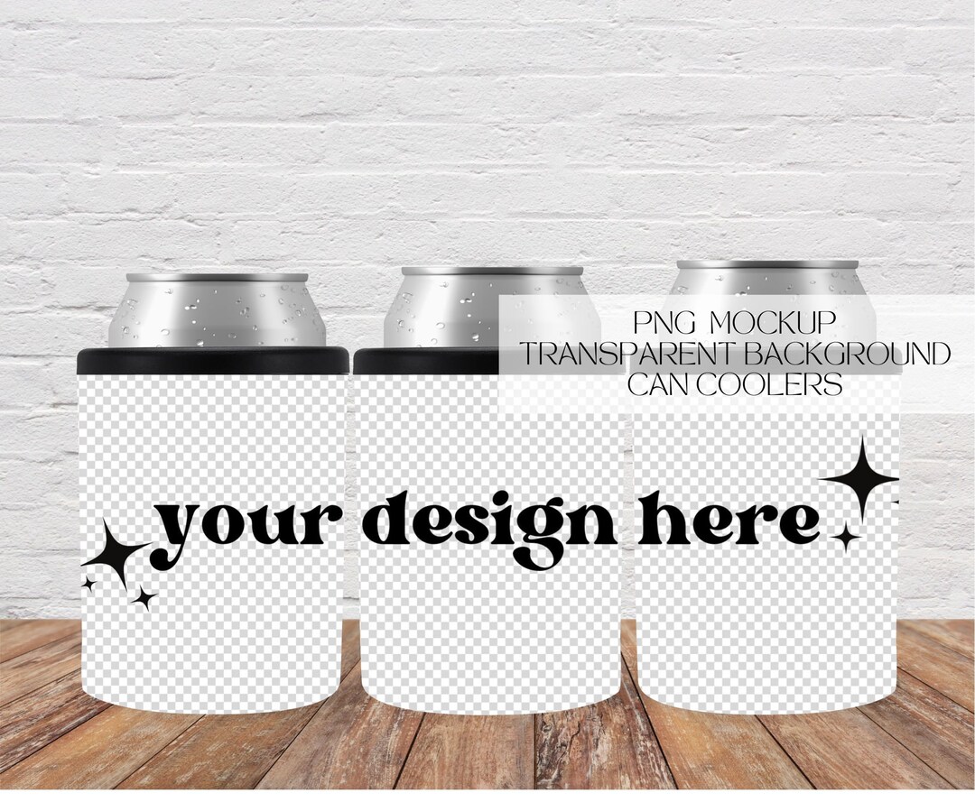12oz Regular Cooler PNG Mockup, Full Wrap View - Etsy