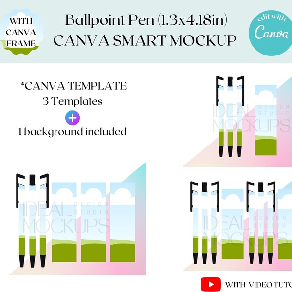 Sublimation Phone Case Mockup Canva - Etsy