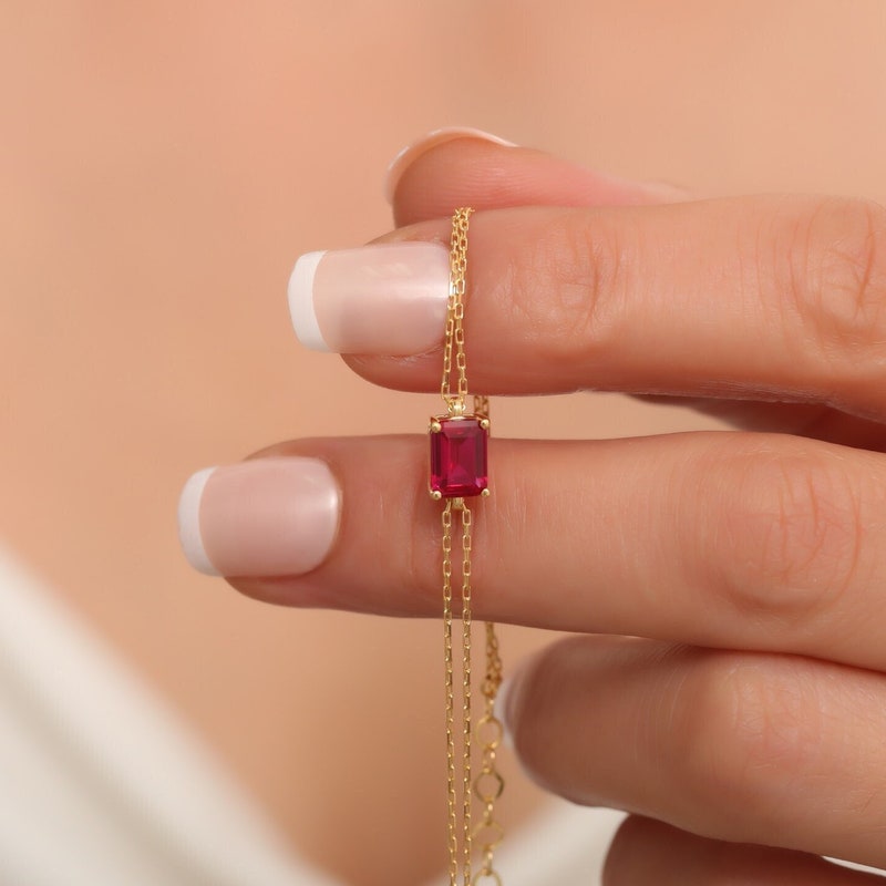 Ruby Bracelet - Etsy