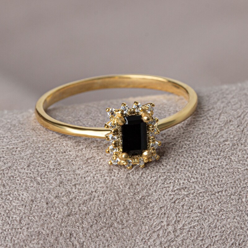 Black Onyx Ring - Etsy