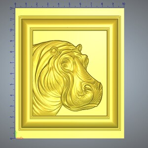 Hippo Stl File for CNC - Etsy