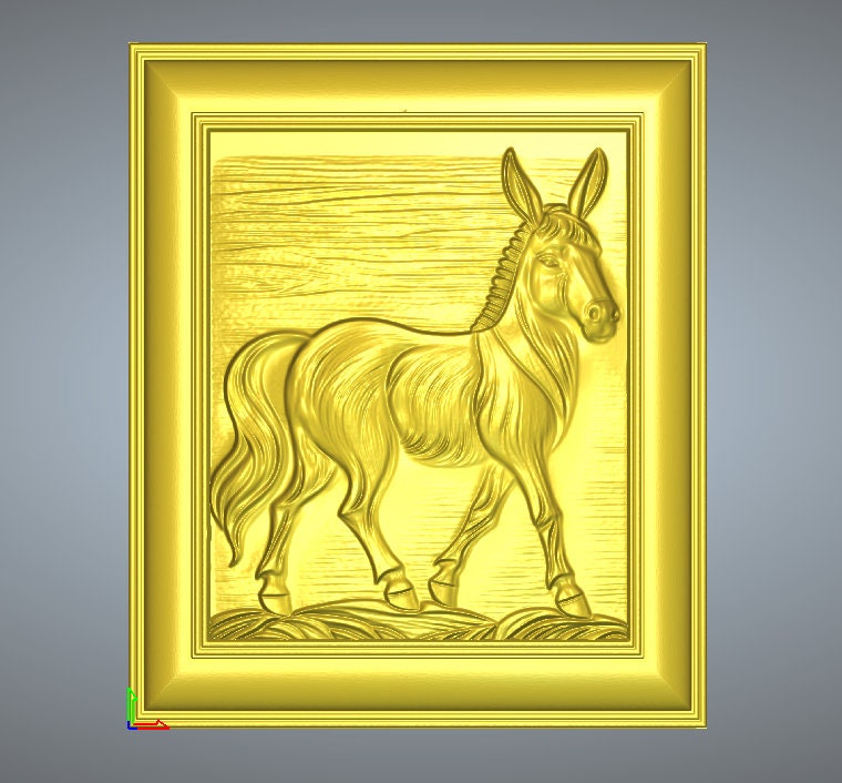 Donkey Stl File for CNC Router - Etsy