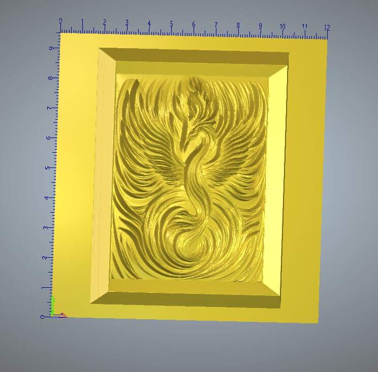 Phoenix Stl File for CNC Router - Etsy