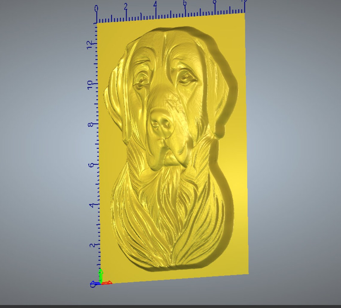 Labrador Stl File for CNC Router - Etsy