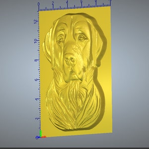 Labrador Stl File for CNC Router - Etsy