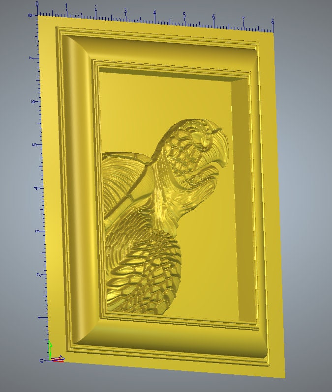 Sea Turtle Stl File for CNC Router - Etsy