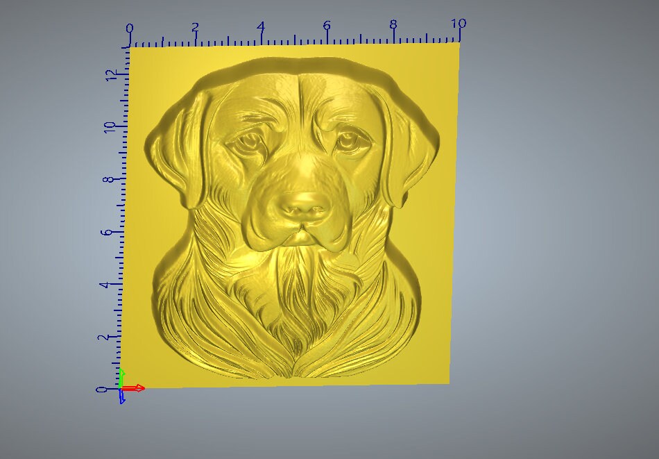 Labrador Stl File for CNC Router - Etsy