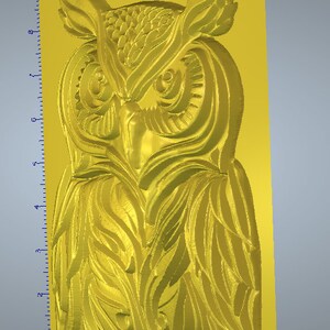 Owl Stl File for CNC Router - Etsy