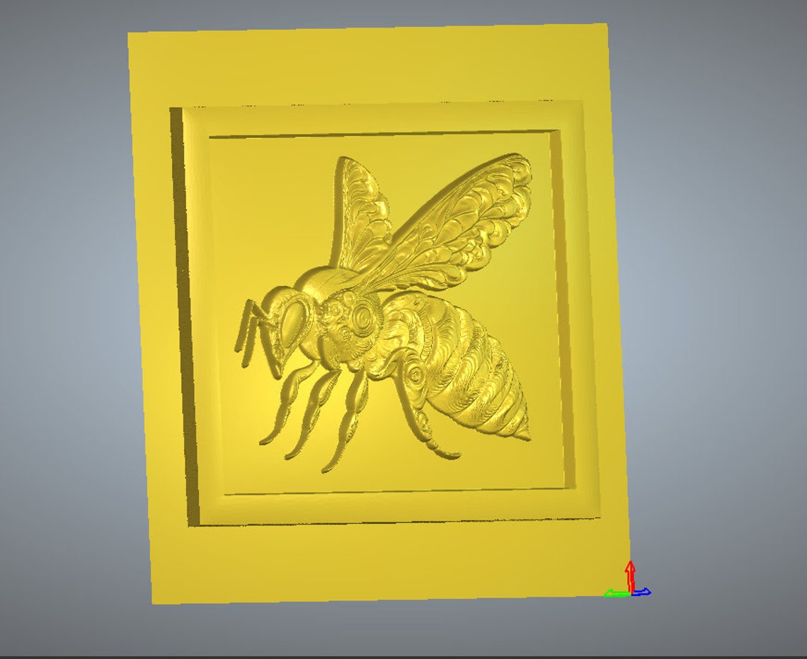 Bee Stl File for CNC Router - Etsy