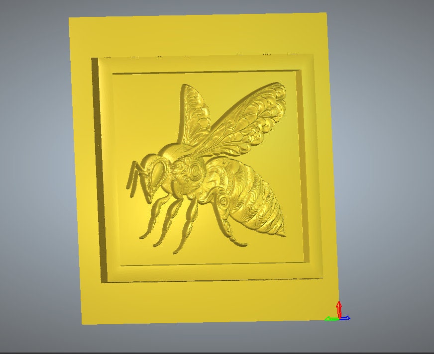 Bee Stl File for CNC Router - Etsy