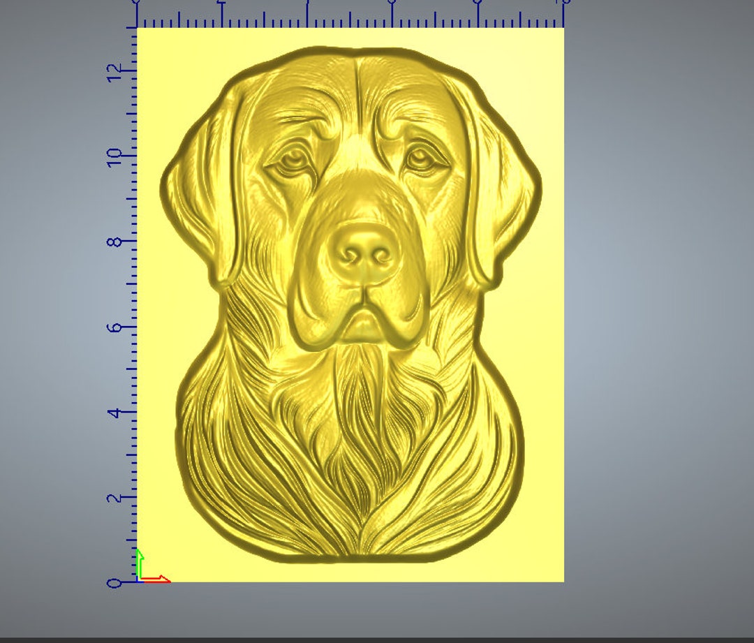 Labrador Stl File for CNC Router - Etsy