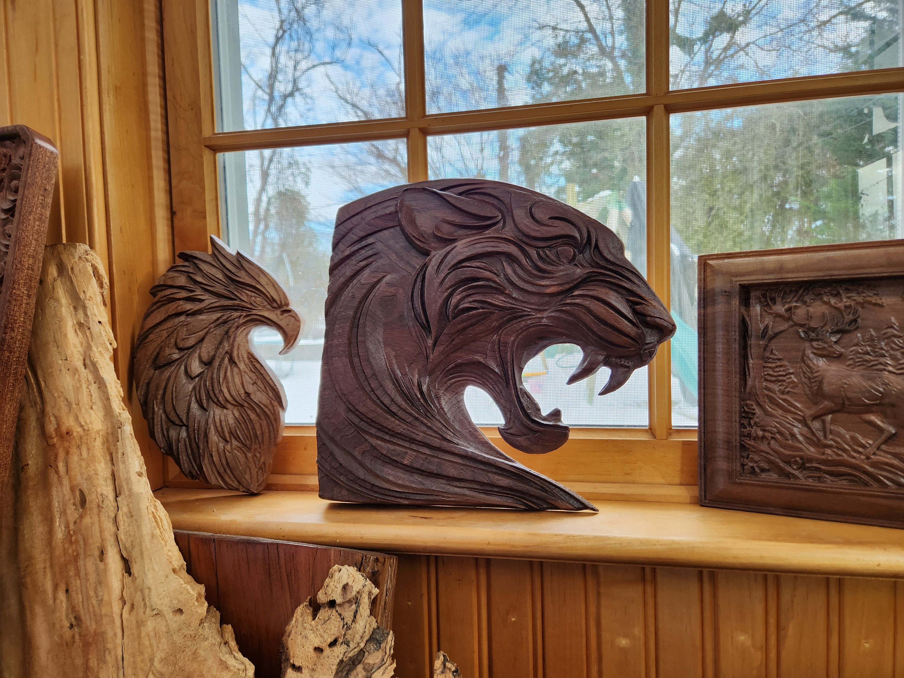 Panther Head Stl File for CNC Router - Etsy