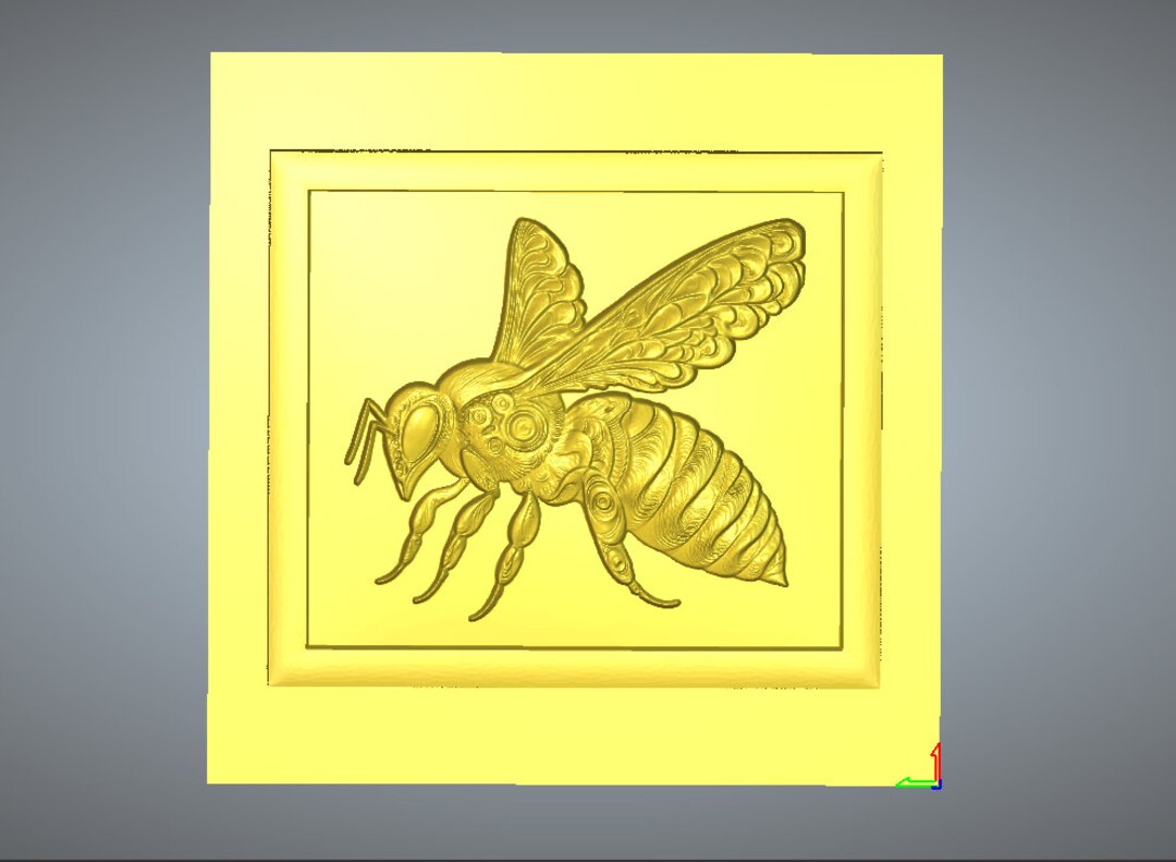 Bee Stl File for CNC Router - Etsy