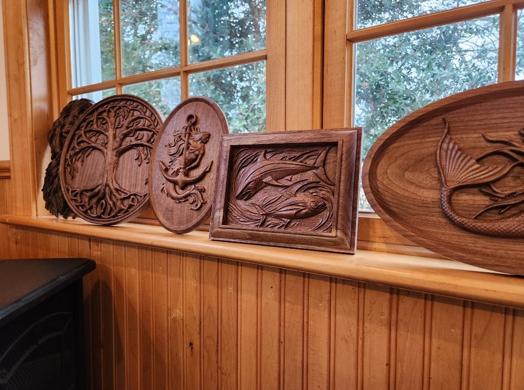 Tuna and Shark Stl File for CNC Router - Etsy