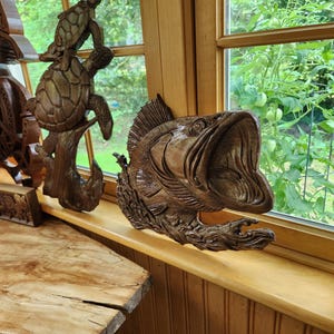 Bass Fish Stl File for CNC Router - Etsy