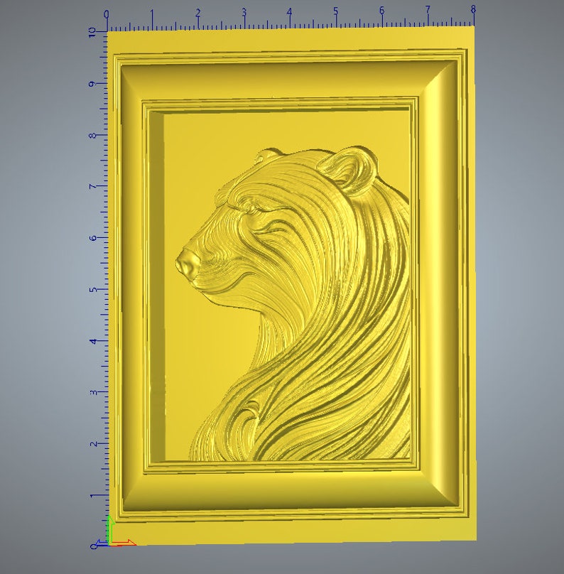 Polar Bear Stl File for CNC Router - Etsy