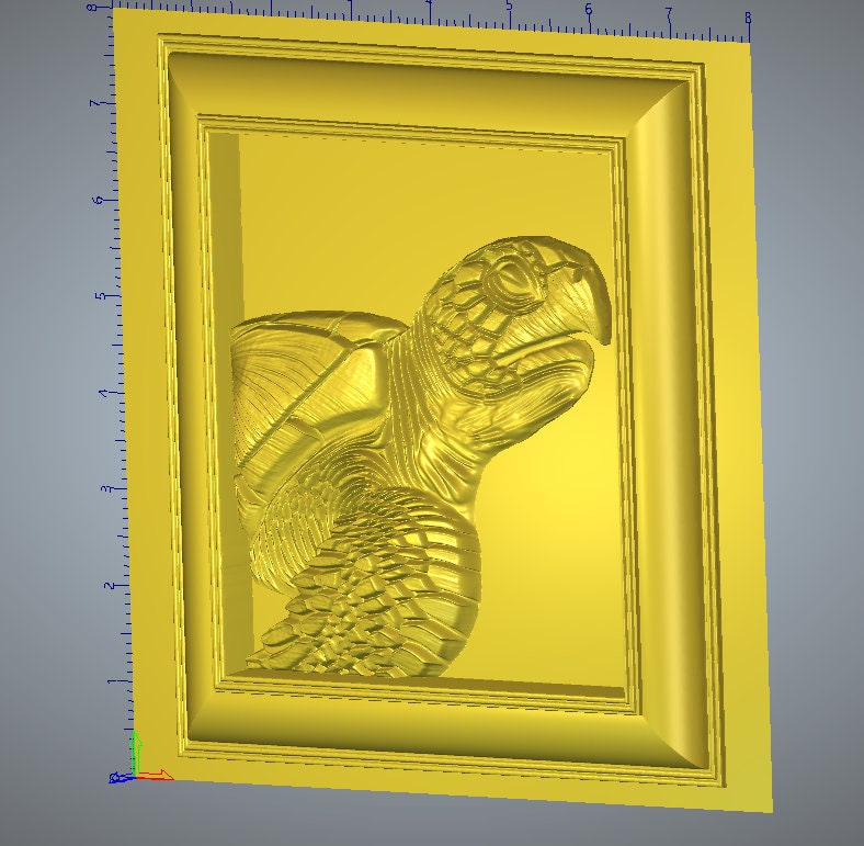 Sea Turtle Stl File for CNC Router - Etsy