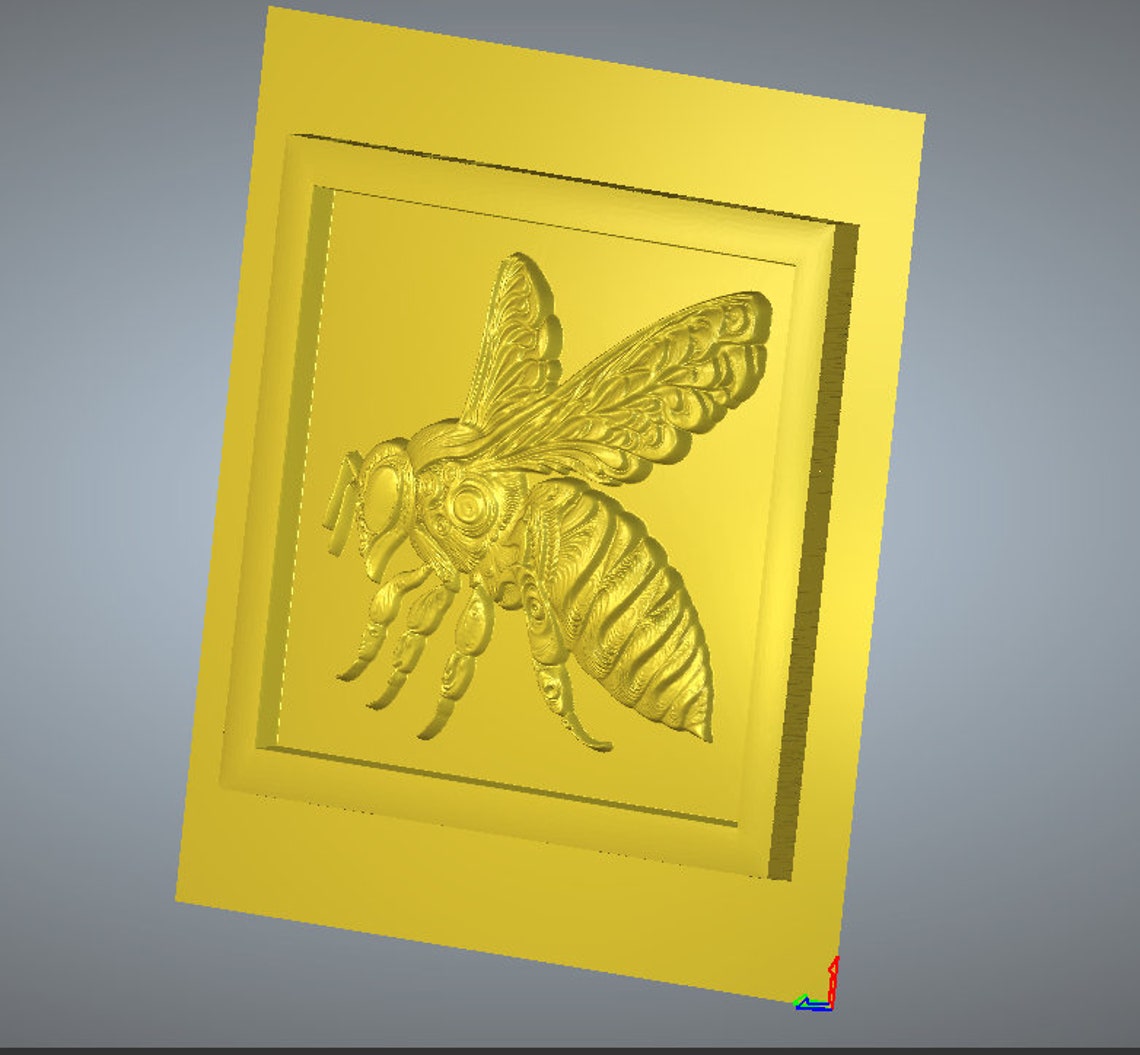 Bee Stl File for CNC Router - Etsy