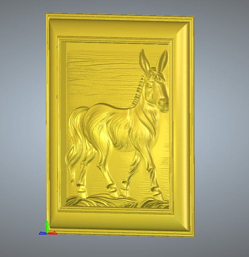 Donkey Stl File for CNC Router - Etsy