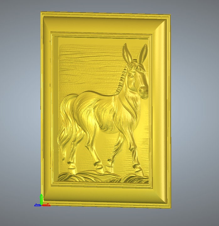 Donkey Stl File for CNC Router - Etsy