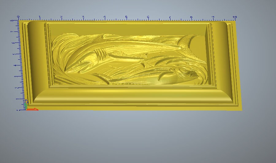 Tuna and Shark Stl File for CNC Router - Etsy