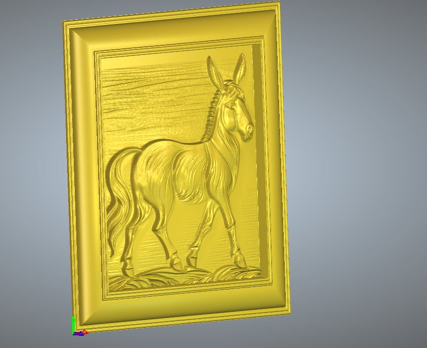 Donkey Stl File for CNC Router - Etsy