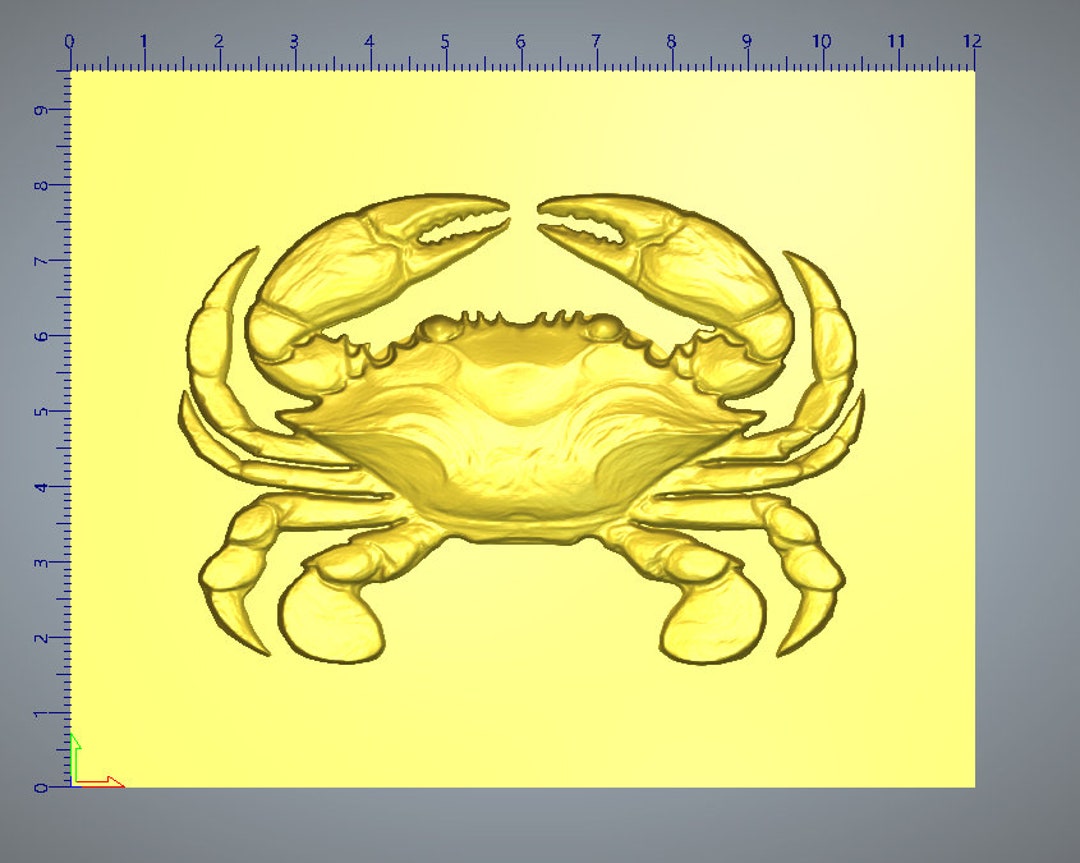 Crab Stl File for CNC Router - Etsy