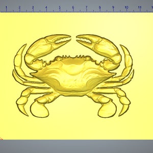 Crab Stl File for CNC Router - Etsy