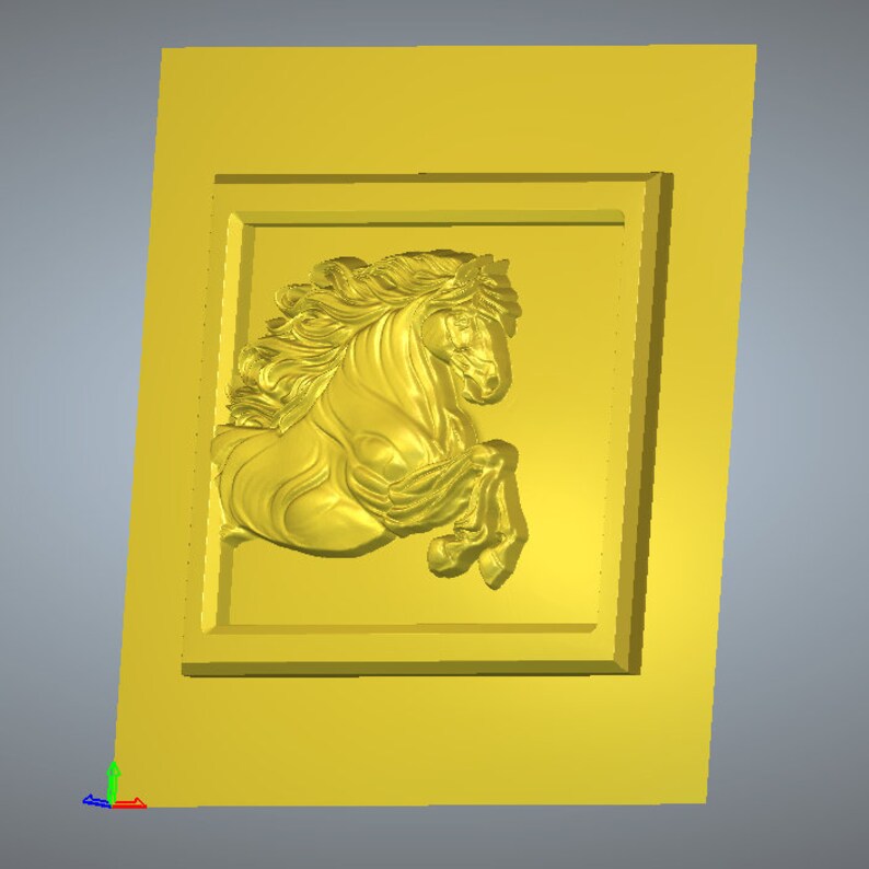Stallion Horse Stl File for CNC Router - Etsy