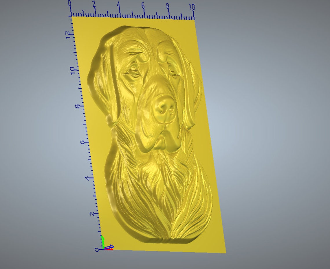 Labrador Stl File for CNC Router - Etsy
