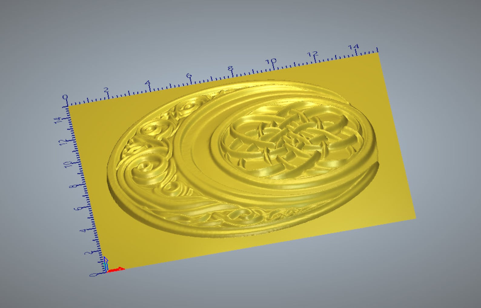 Celtic Sun and Moon Stl File for CNC Router - Etsy