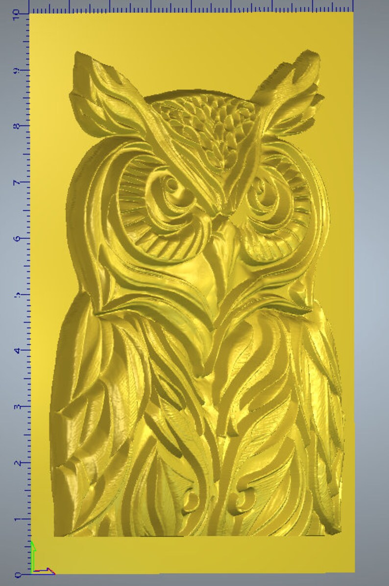 Owl Stl File for CNC Router - Etsy