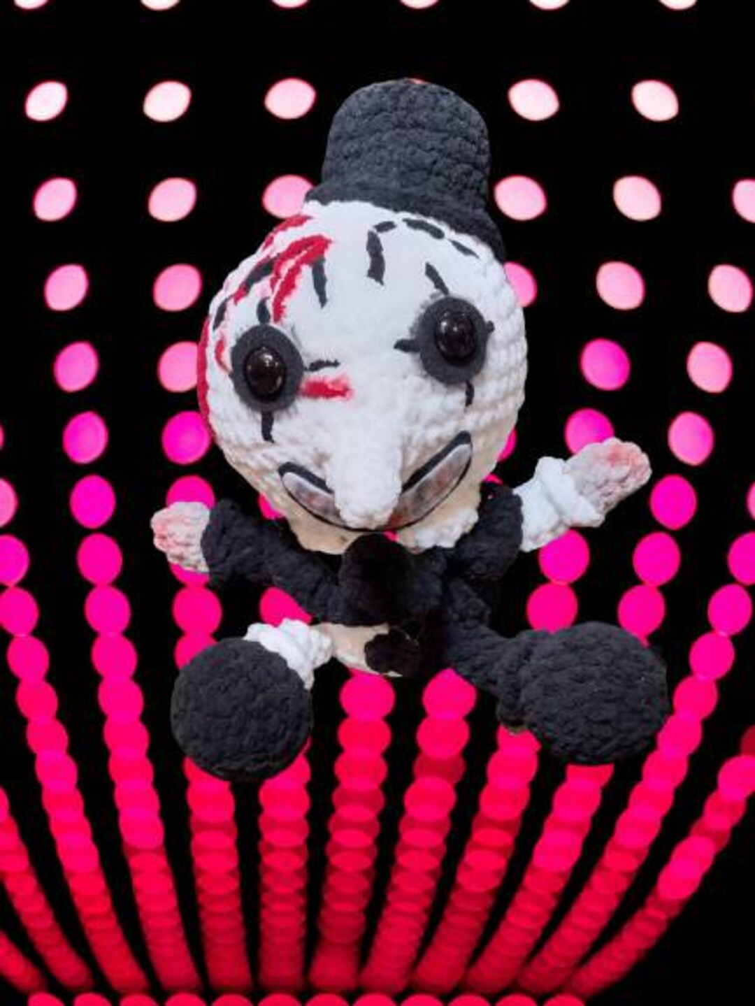 The Terrifier Inspired Crochet Plushie Doll-large - Etsy Canada