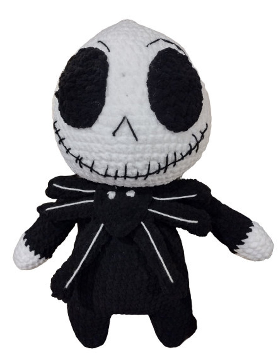 Jack Skellington Inspired Crochet Plushie-extra Large, Horror Gift ...