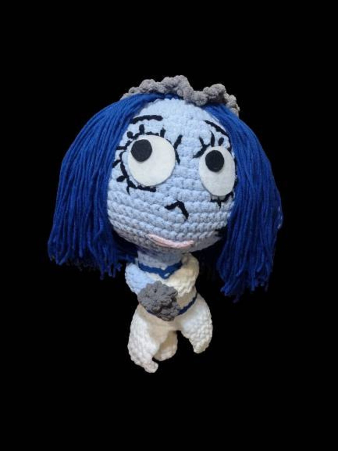 Emily, the Corpse Bride Crochet Doll Plushie-extra Large, Horror Plush ...