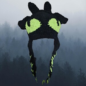 Toothless Inspired Crochet Hat - Etsy