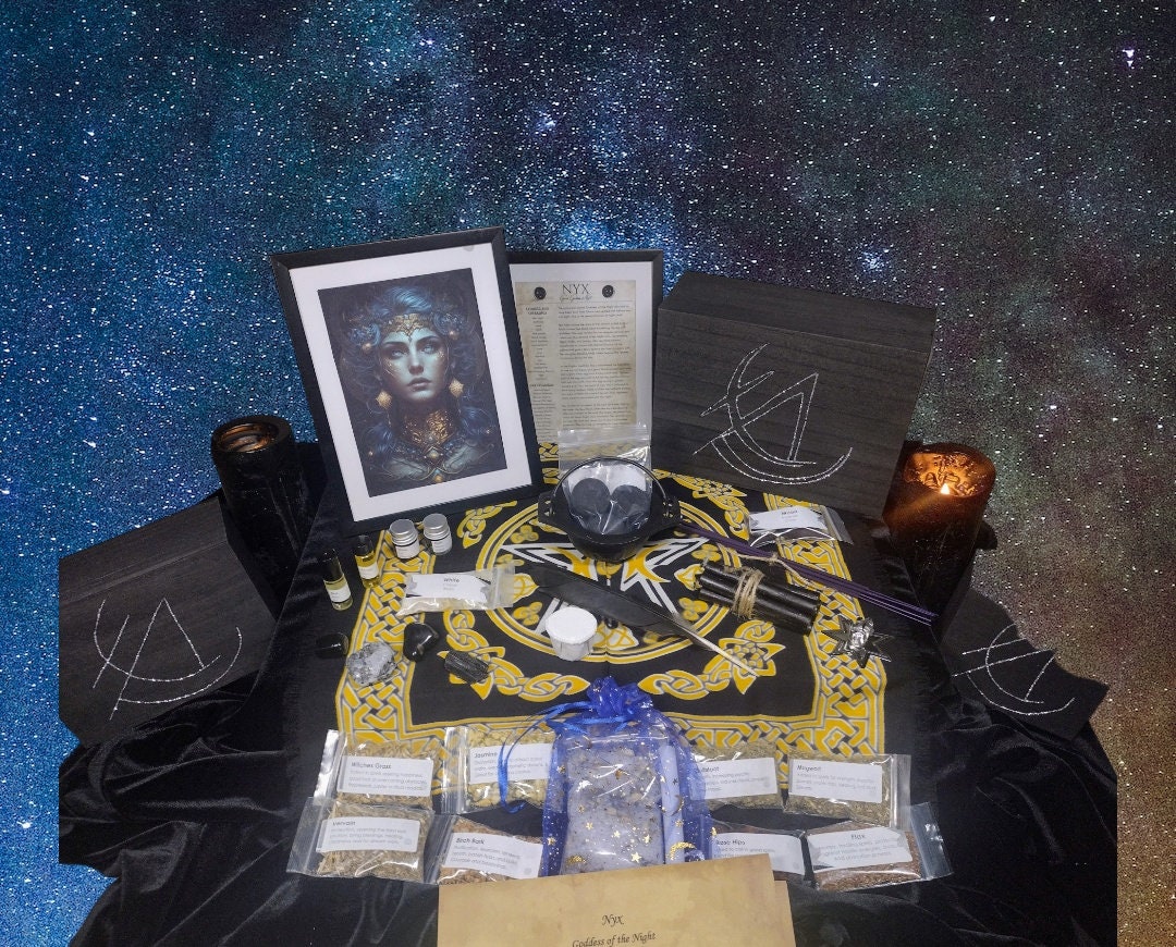 Nyx, Nyx Altar Kit, Nyx Altar Set, Nyx Altar Box, Ways to Work With Nyx ...