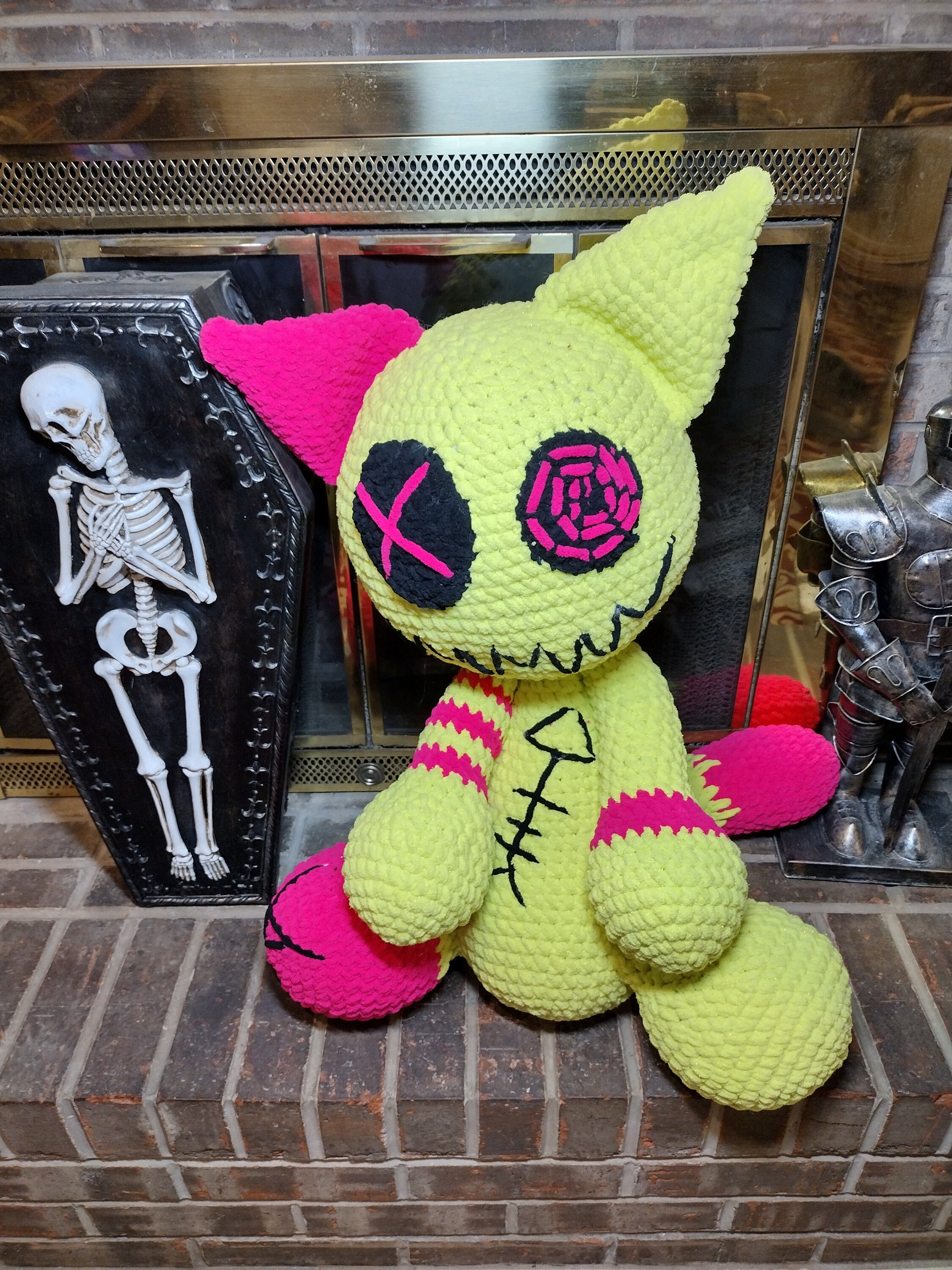 Extra Large Zombie Cat Crochet Plushie Doll Horror Gift - Etsy