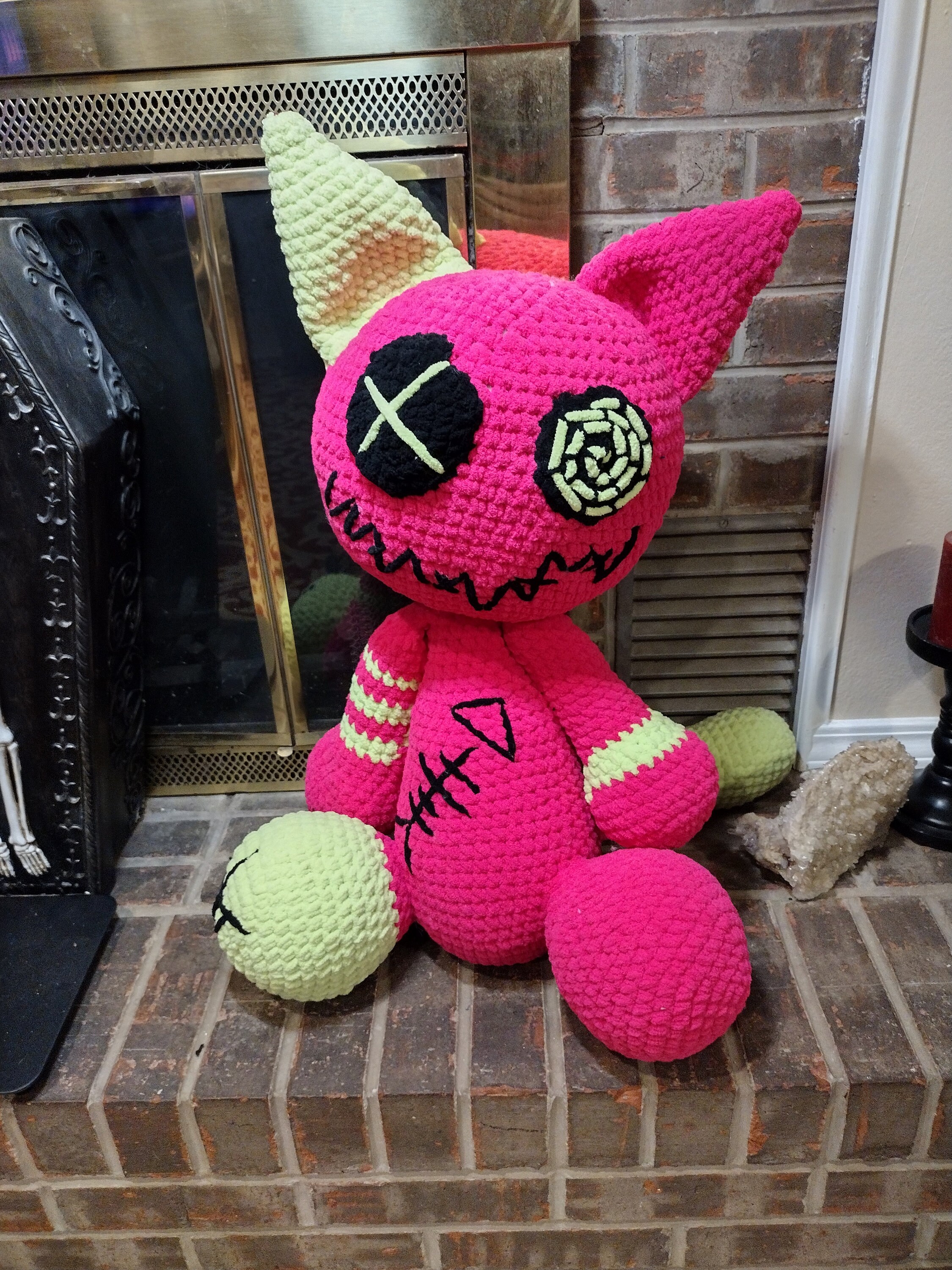 Extra Large Zombie Cat Crochet Plushie Doll Horror Gift - Etsy