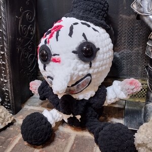 The Terrifier Inspired Crochet Plushie Doll-large, Horror Plush, Horror ...
