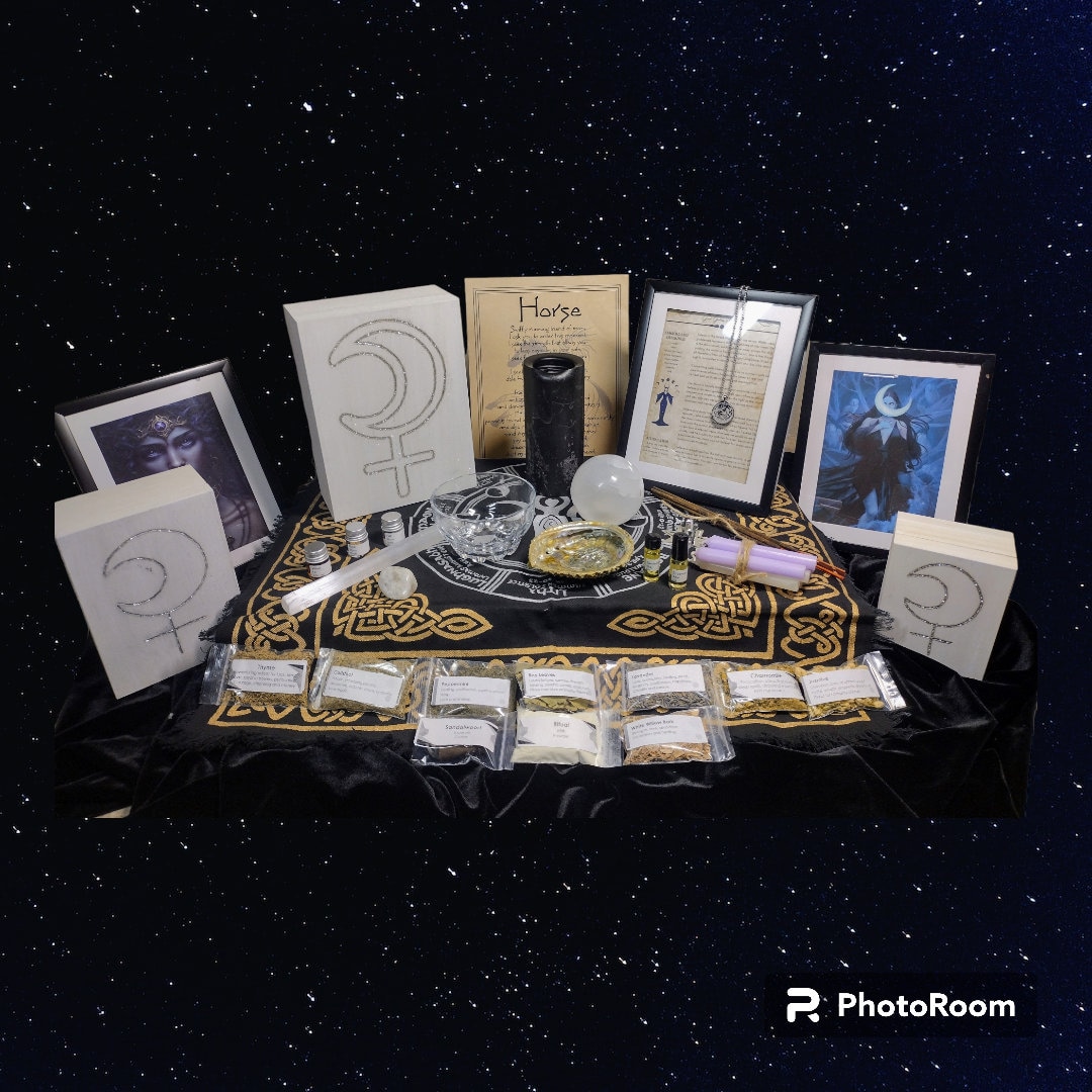 Selene Altar Kit, Selene Altar Set, Selene Altar Box, Ways to Work With ...