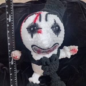 The Terrifier Inspired Crochet Plushie Doll-large, Horror Plush, Horror ...