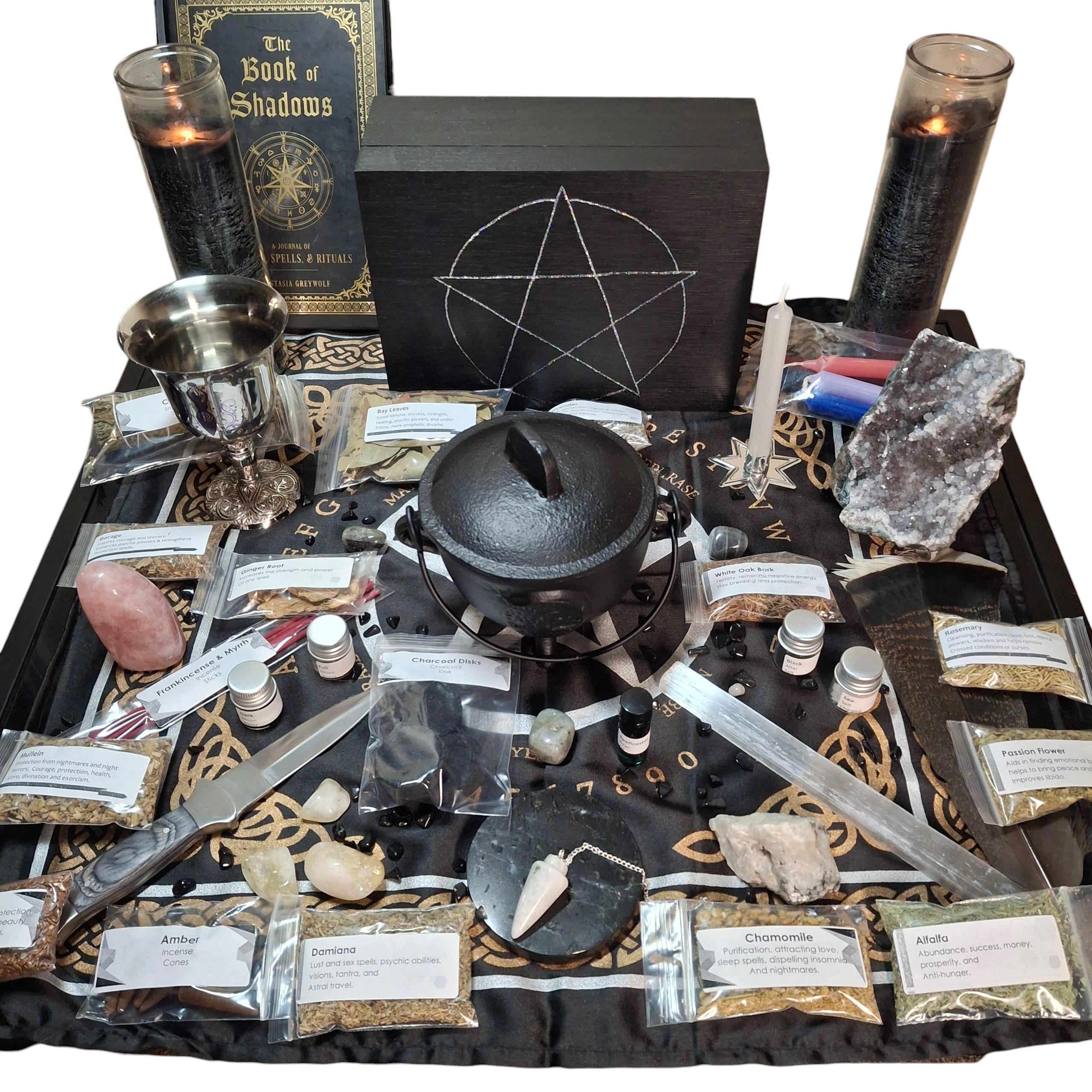 WITCH STARTER KIT, Complete Altar Including Protection Stones and the ...