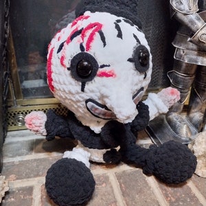The Terrifier Inspired Crochet Plushie Doll-large, Horror Plush, Horror ...