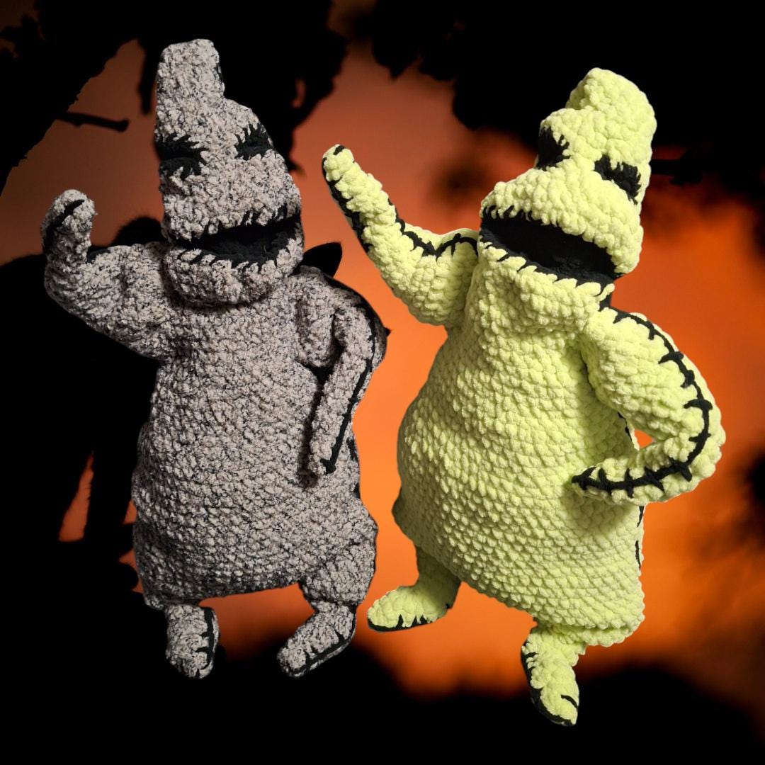 NBC Oogie Boogie Inspired Crochet Plushie - Etsy