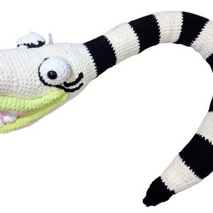 Nightmare Before Christmas Inspired Crochet Snake-huge!!!!!!, Horror ...