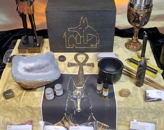 Large God Anubis Statue Egyptian God of Judgement 11'' H - Etsy