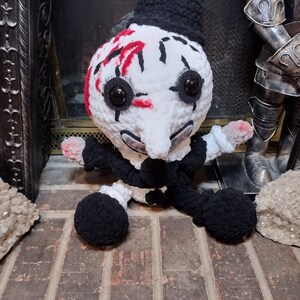 The Terrifier Inspired Crochet Plushie Doll-large, Horror Plush, Horror ...