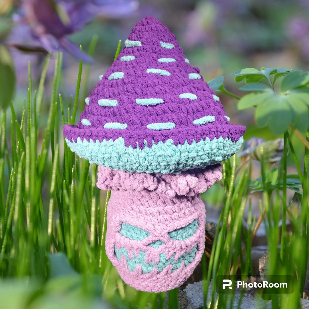 Poison Mushroom Crochet Plushie-horror Plush, Horror Gift - Etsy